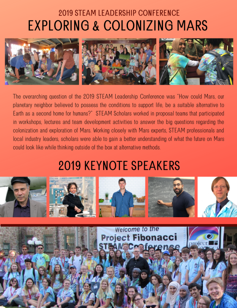 2019 STEAM Conference | The Project Fibonacci® Foundation Inc.